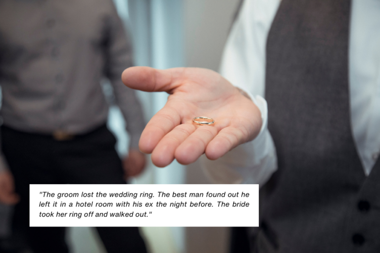 Real-Life Wedding Disasters That Ruined Everything and Deserve Their ...