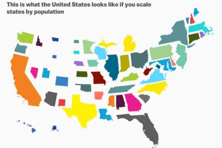 Strange Maps That Show Curious Facts About The US