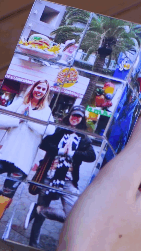 DIY Infinity Photo Cube - Blossom